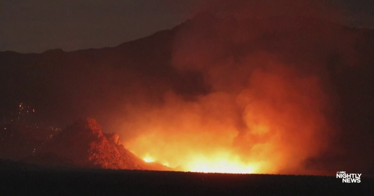 California’s Mojave Desert scorched by massive wildfire