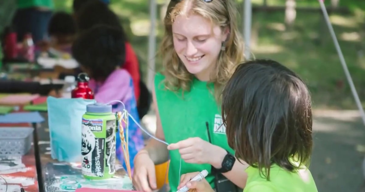 LGBTQ+ children participate in Pride summer camp in New York