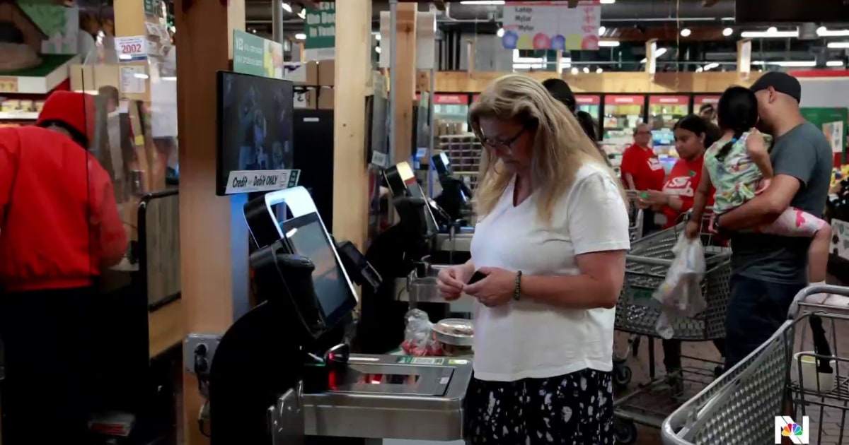 Customers divided as grocery chains open only self-checkout stores