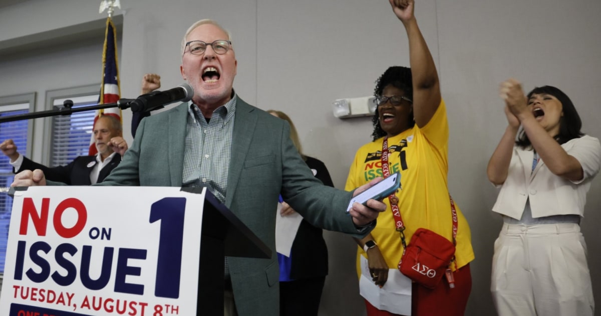 Ohio voters reject Issue 1 proposal in abortion battle