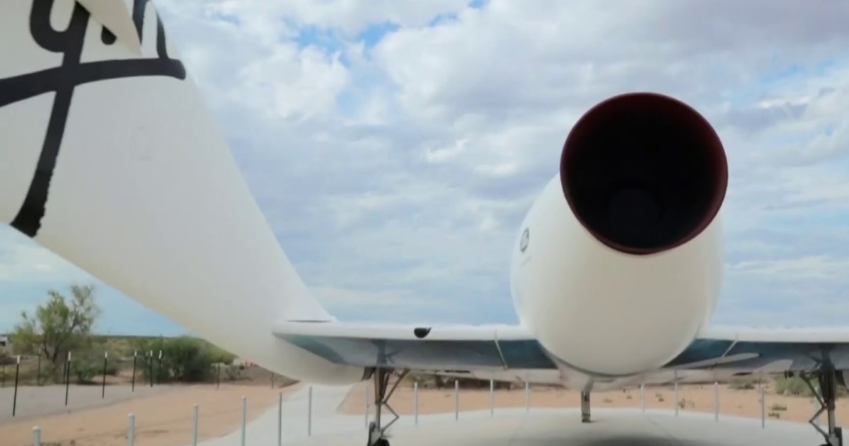 A closer look at how the Virgin Galactic space shuttle will blast into ...