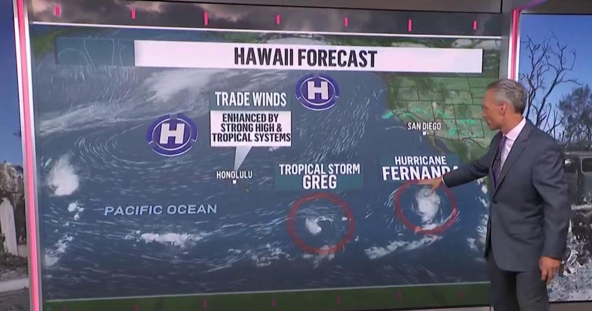 Tracking Hawaii forecast after deadly wildfires Tracking Hawaii forecast after deadly wildfires