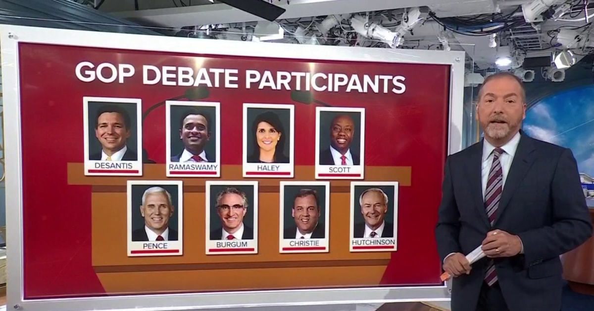 Chuck Todd: GOP debate is best chance to shift ‘dynamic’ of 2024 race