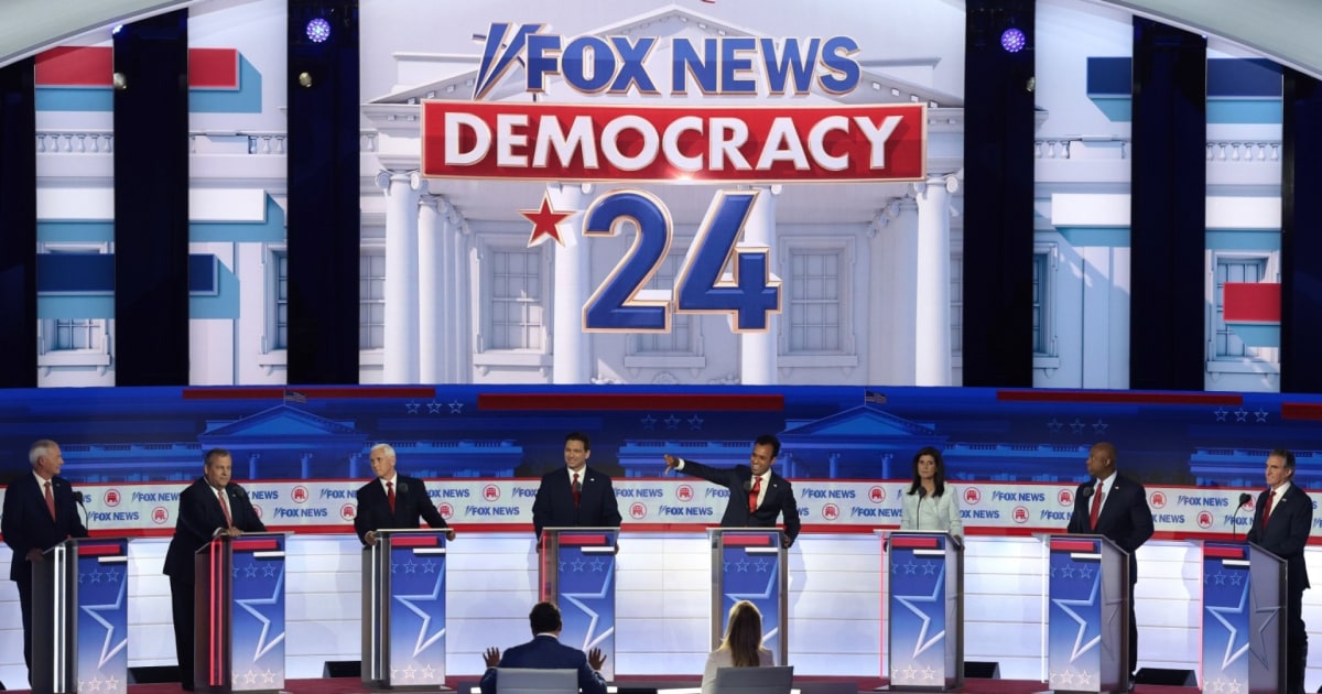 GOP presidential hopefuls spar in first 2024 debate