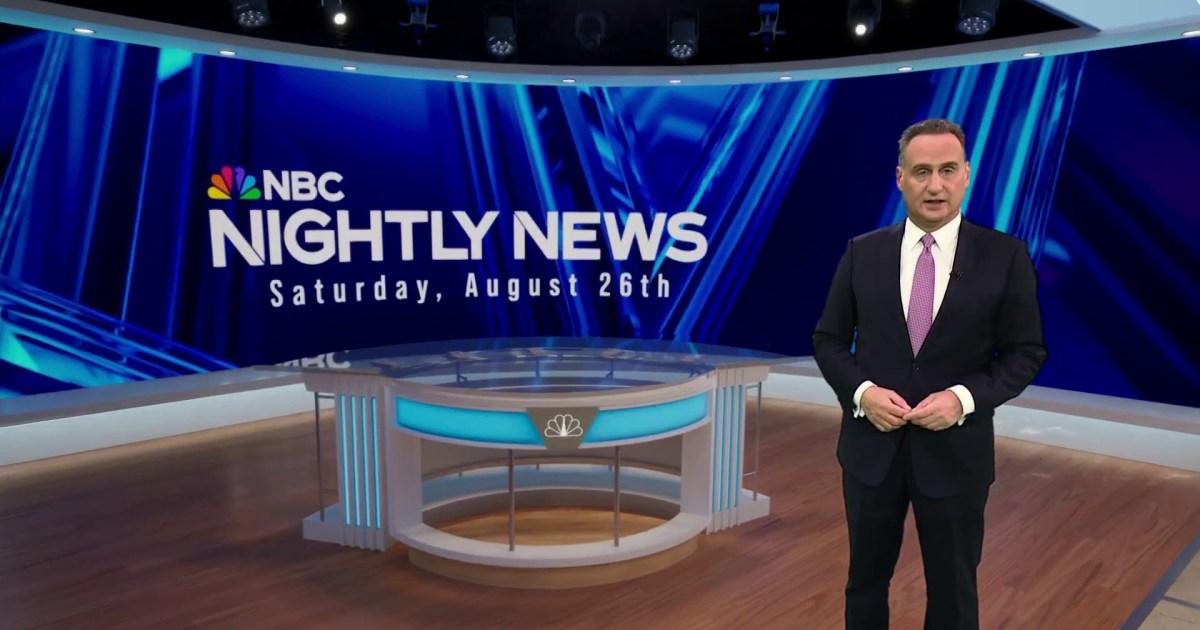 Nightly News Full Broadcast (August 26th)