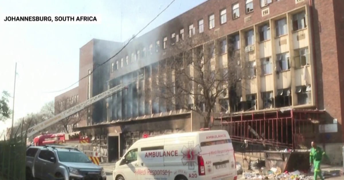 Over 70 killed in building fire in Johannesburg, South Africa
