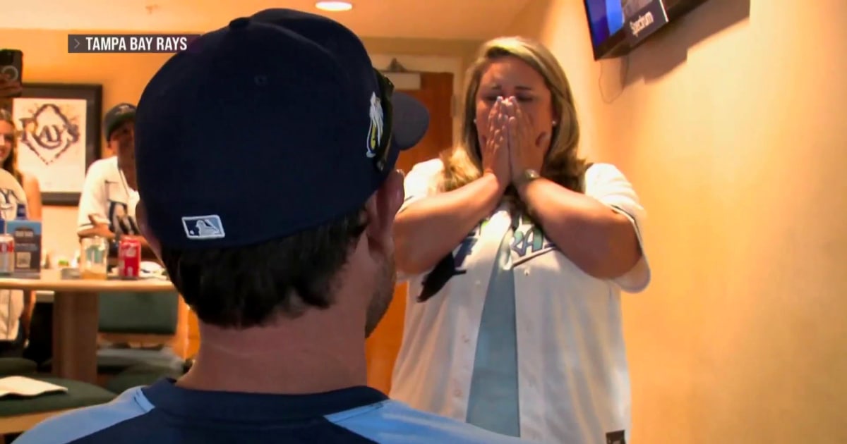 Ballpark CPR hero surprised with proposal while being honored