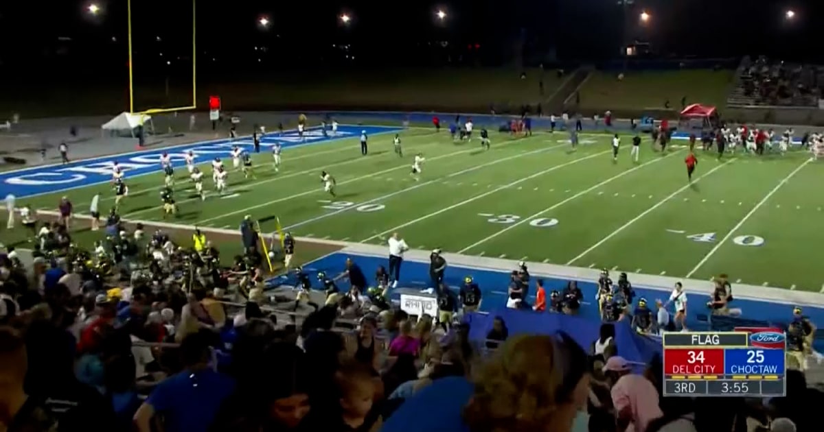 Four people shot at high school football game as police search for suspect