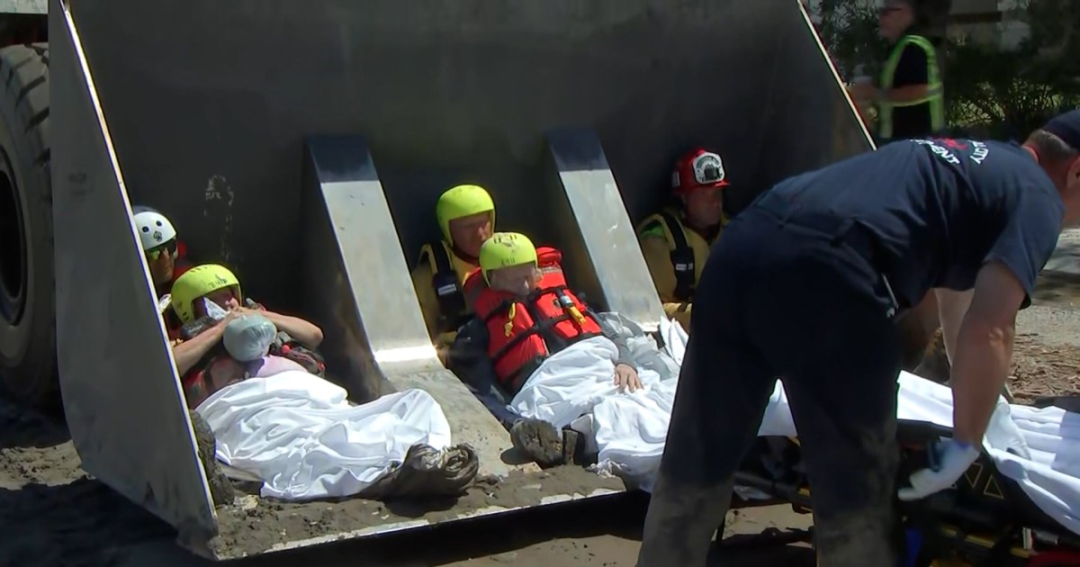 Bulldozer rescues patients from care home after Hilary