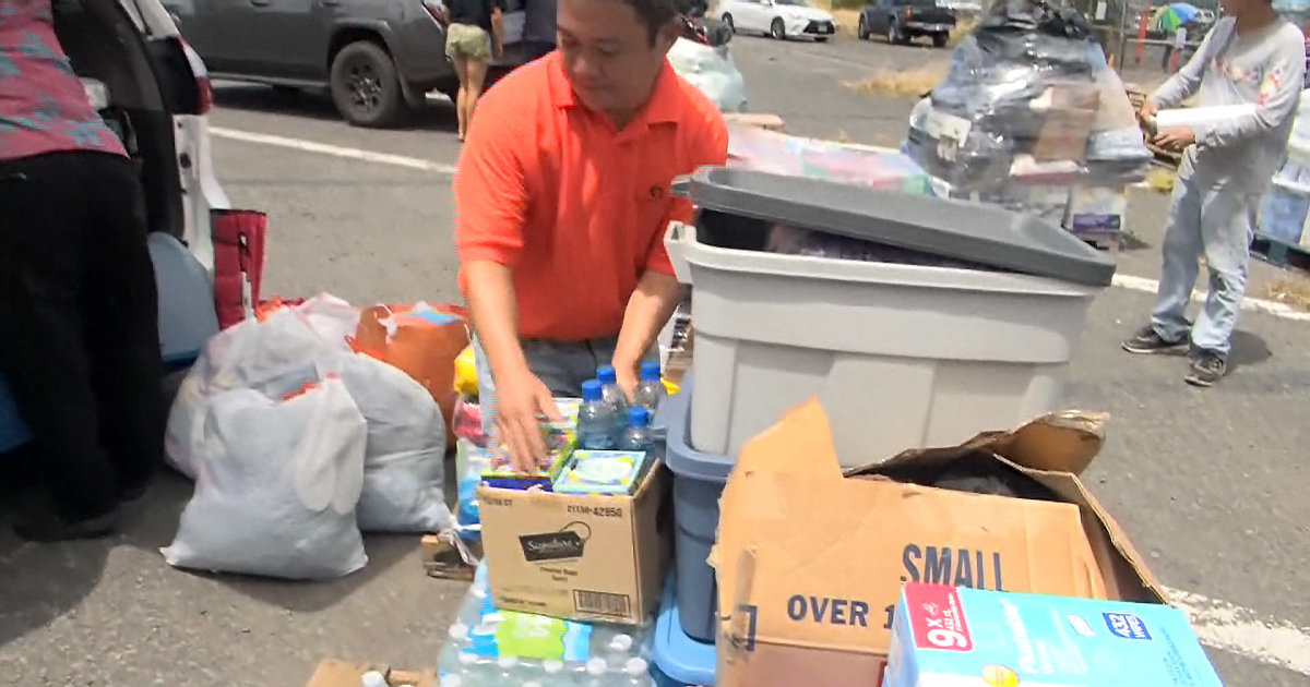 Donations delivered for victims of Maui's deadly wildfires