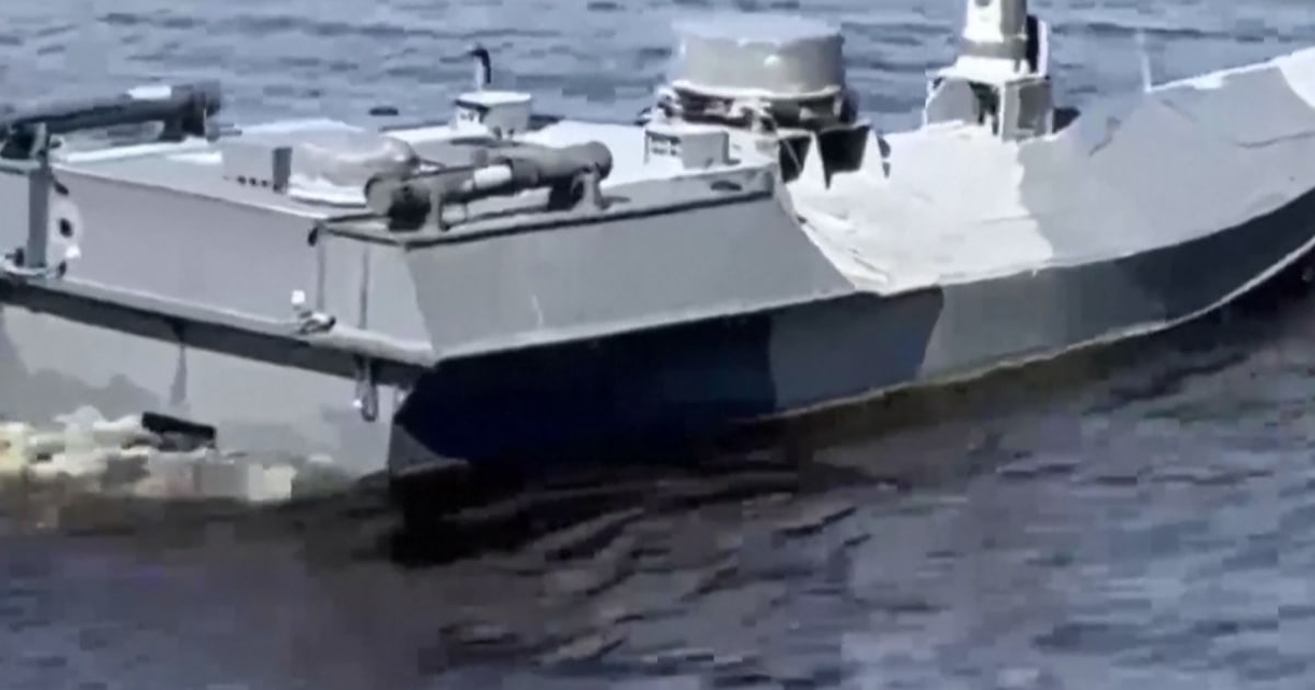 Ukraine security service unveils new sea drone