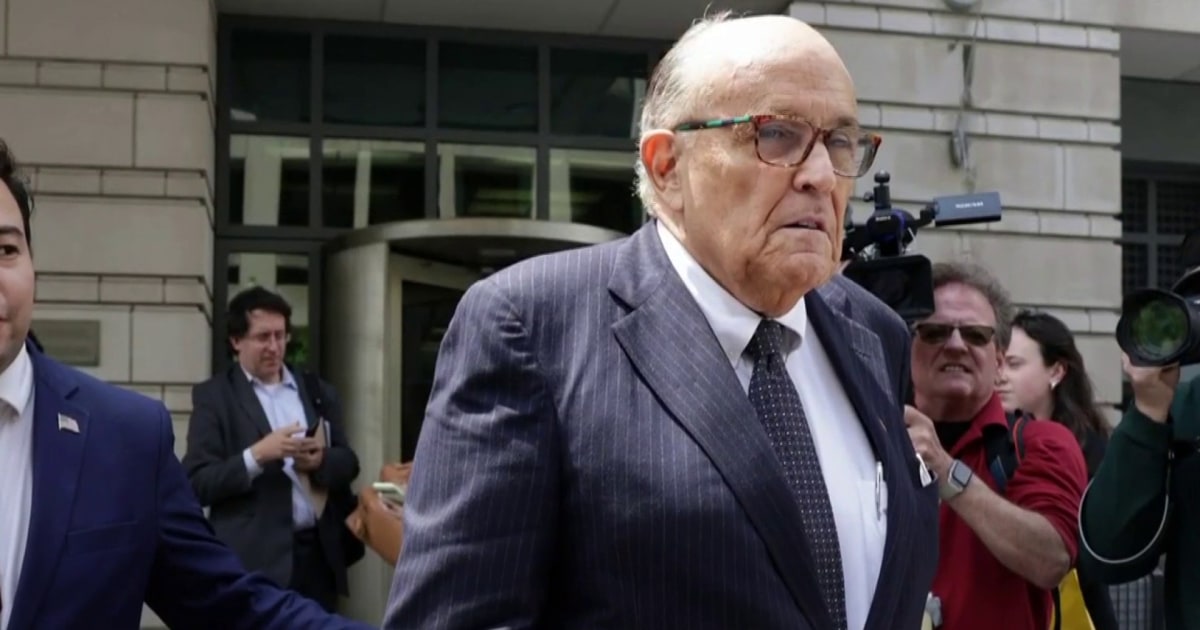 Rudy Giuliani pleads not guilty in Georgia election case