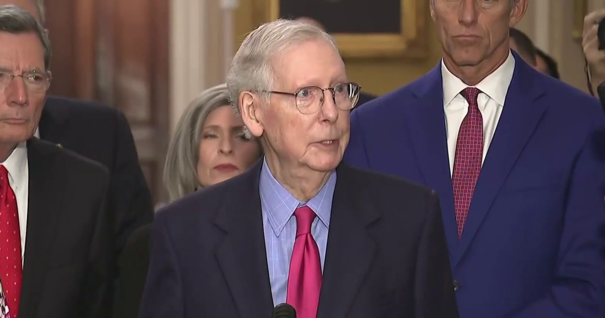 McConnell says he will finish term after public concern over two ...