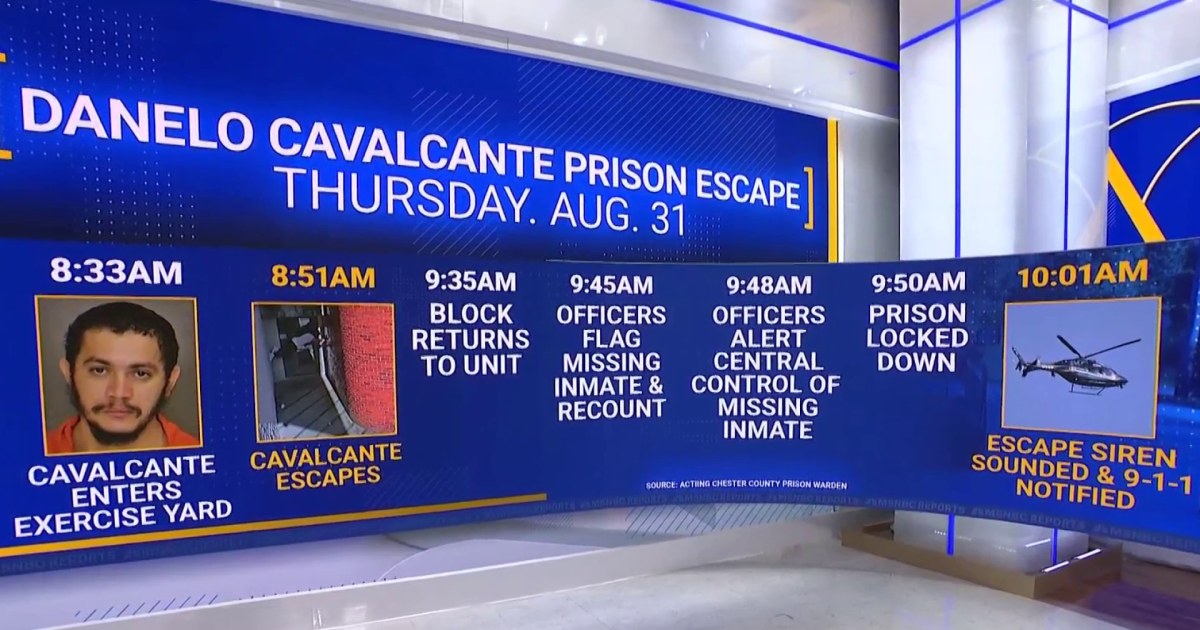 Pennsylvania prison escaped video released as manhunt enters second week