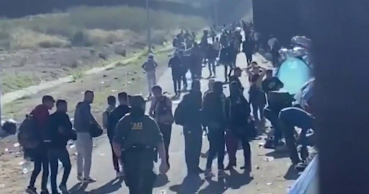 Border patrol releases dozens of migrants in California