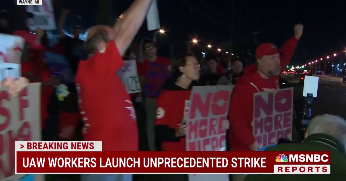 Historic UAW strike begins