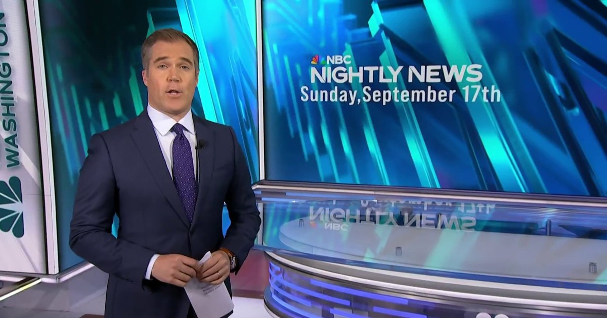 Nightly News Full Broadcast (September 17th)