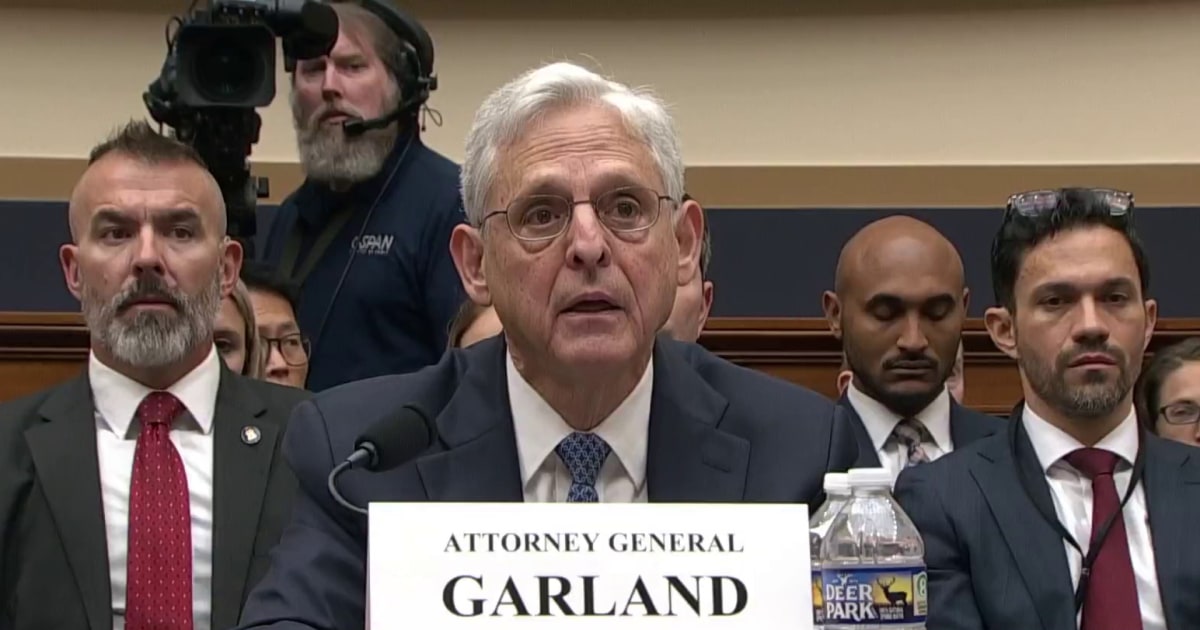 Ag Garland Delivers Opening Statement At House Judiciary Committee Hearing
