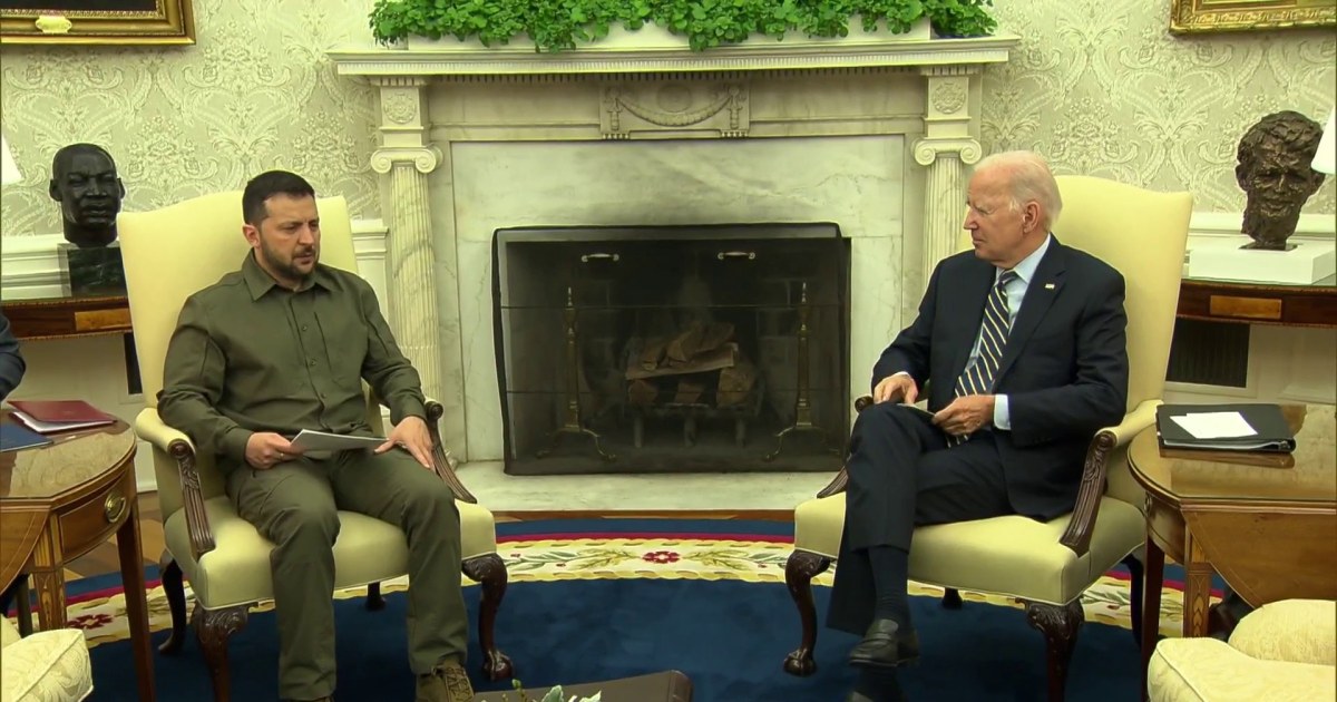Biden meets with Zelenskyy at the White House