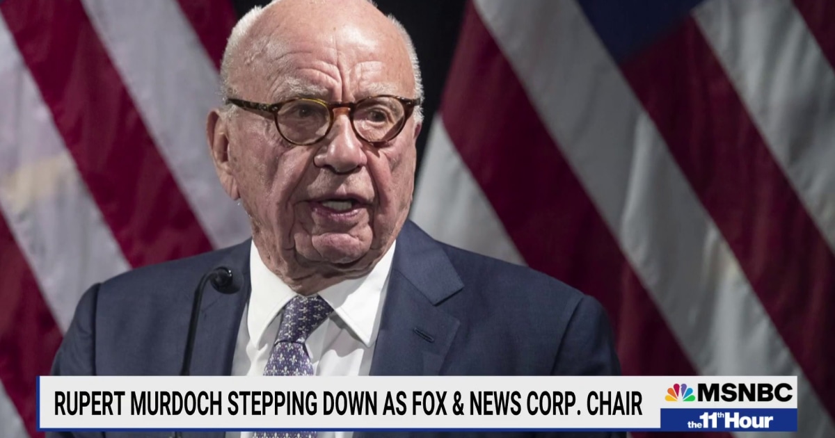 Rupert Murdoch announces he’ll step down from Fox and News corporations