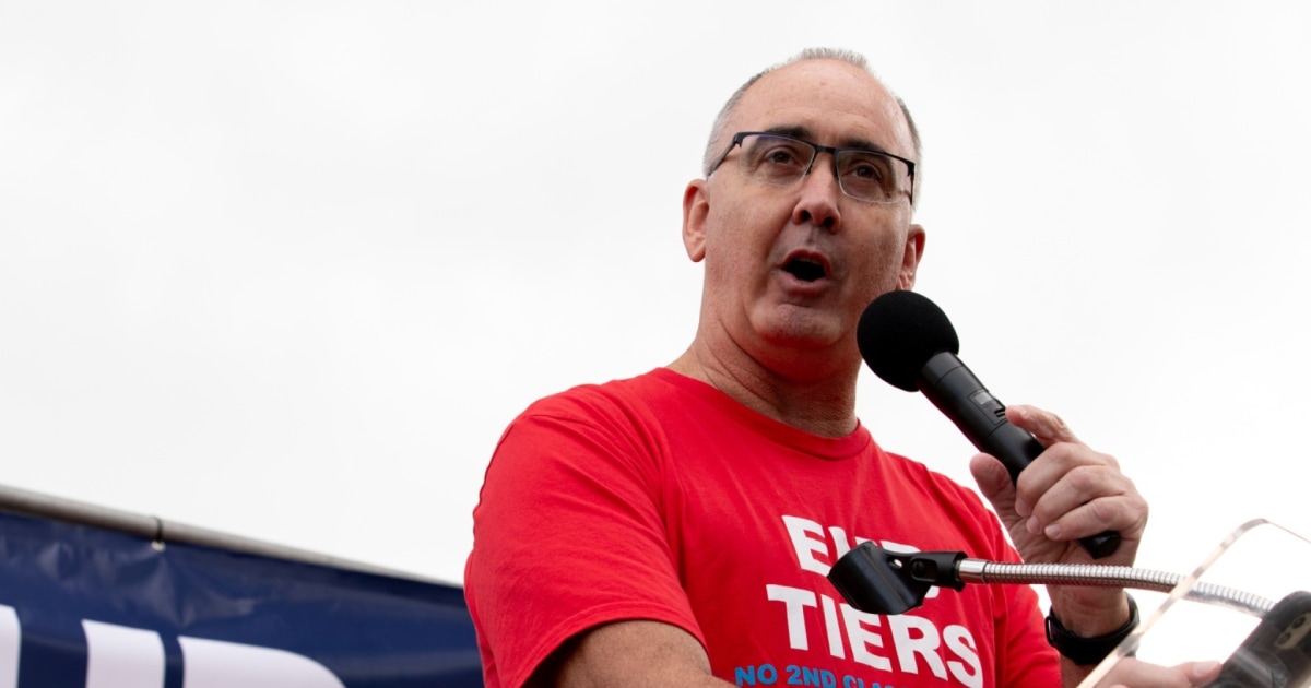 UAW president condemns Trump’s union track record ahead of Michigan visit