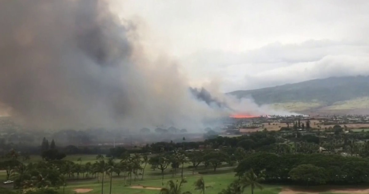Maui residents return home for the first time since fire