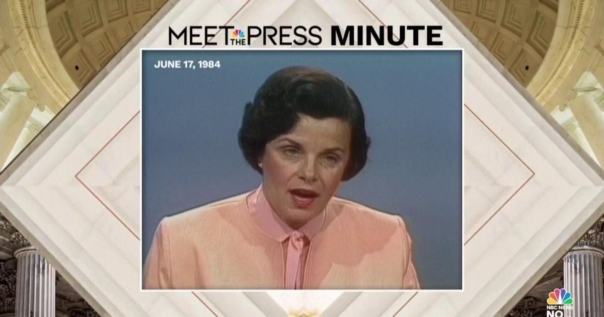 Feinstein hits back on gender after being considered for VP in 1984 ...