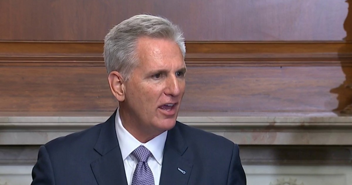 McCarthy speaks after House passes stopgap measure