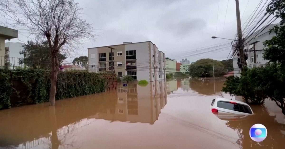 Video shows flooding in Brazil after severe storm leaves 21 dead