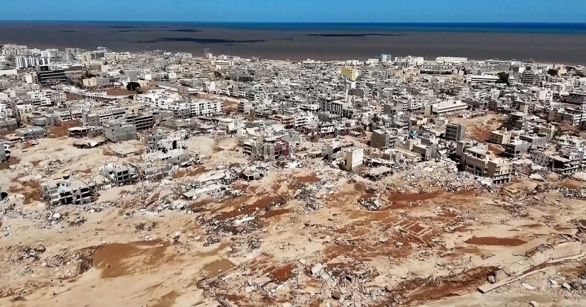 Derna drone video captures scale of catastrophic Libya flooding