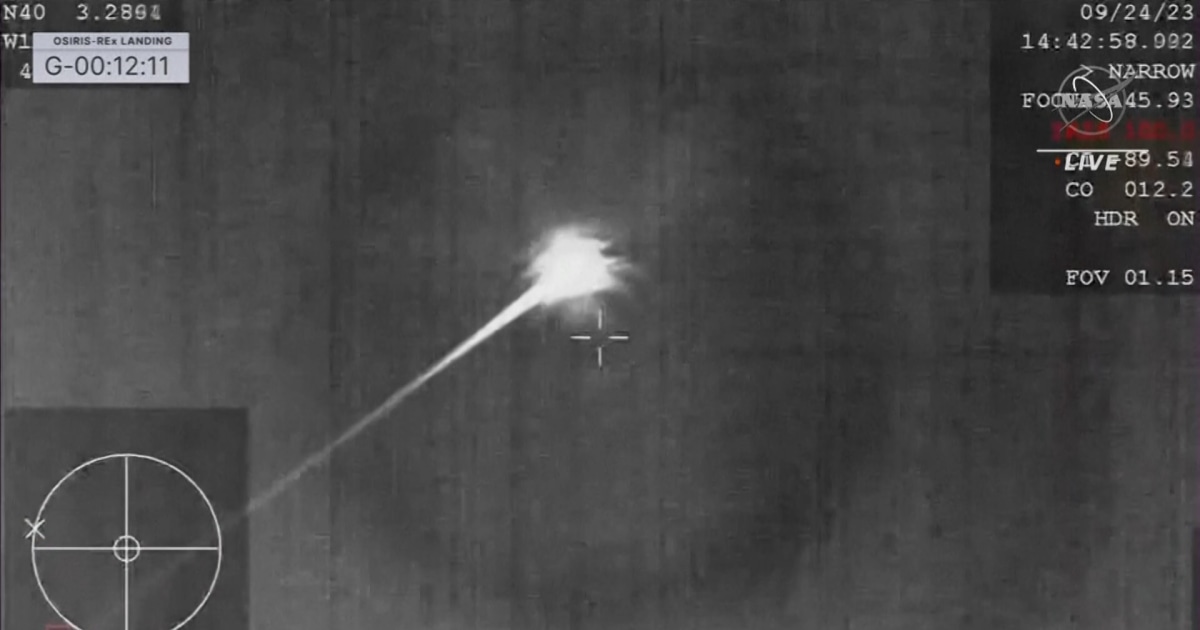 Asteroid sample collected by NASA returns to Earth