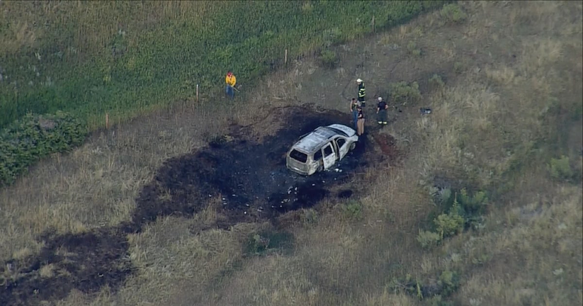 Aerial video shows Colorado road-rage crash that left 8 injured