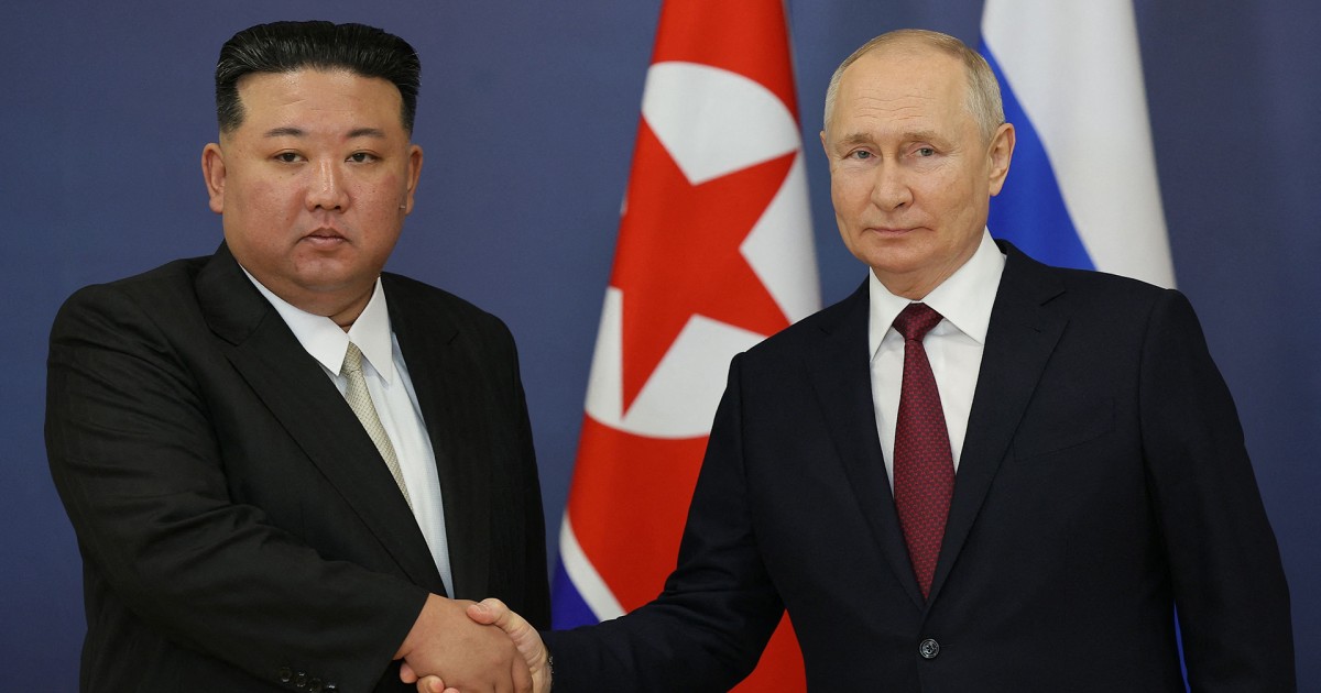 President Putin and North Korea's Kim meet at Russian cosmodrome