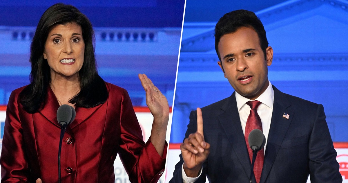 Ramaswamy, Haley get into heated spar at GOP debate