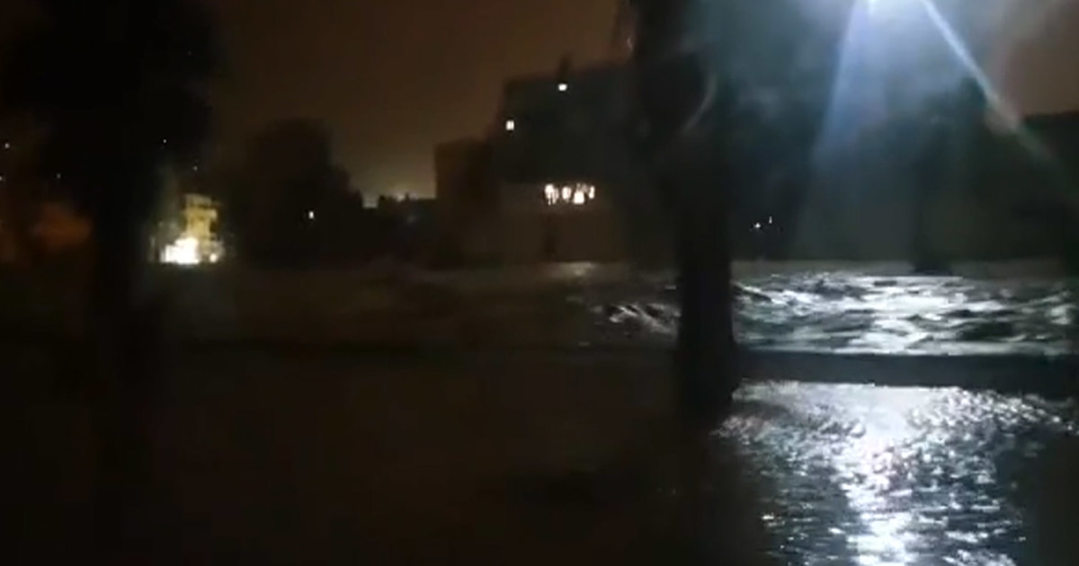 Eyewitness video captures Derna's wadi overflowing during deadly floods