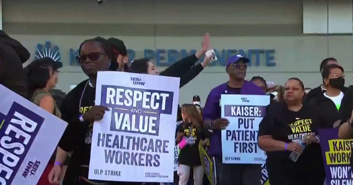 More than 75,000 Kaiser Permanente workers walk off job in 3-day strike