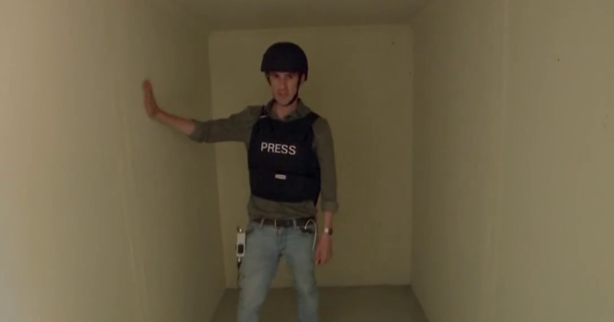Look inside a bomb shelter used by Israeli civilians