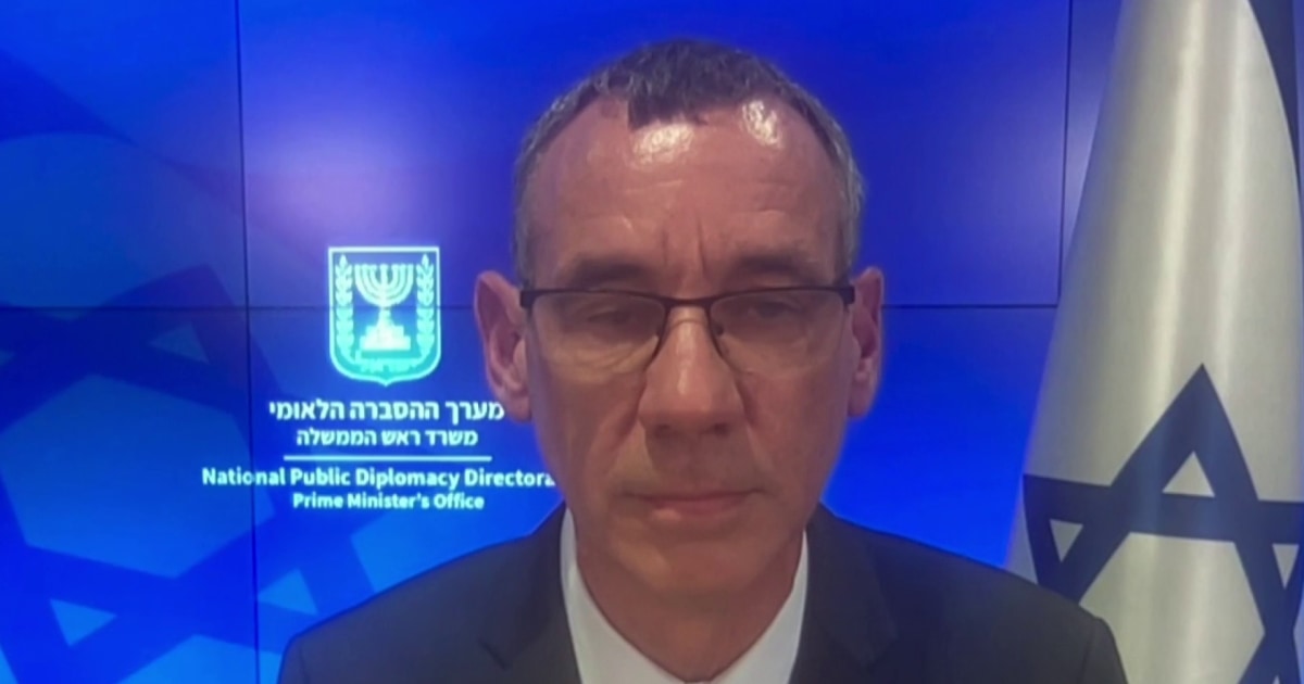 Fmr. Israeli Amb. Regev: ‘This is not a time for division; this is time ...