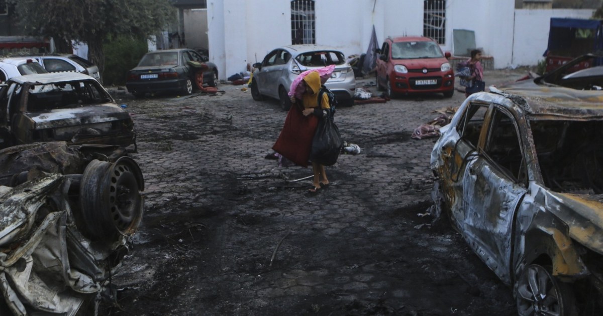 Israel and Hamas deny responsibility for deadly Gaza hospital explosion