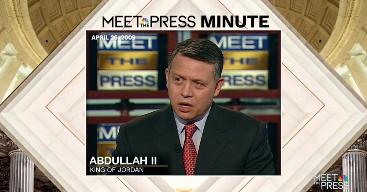 Jordan's King Abdullah describes the root of Middle East instability in ...