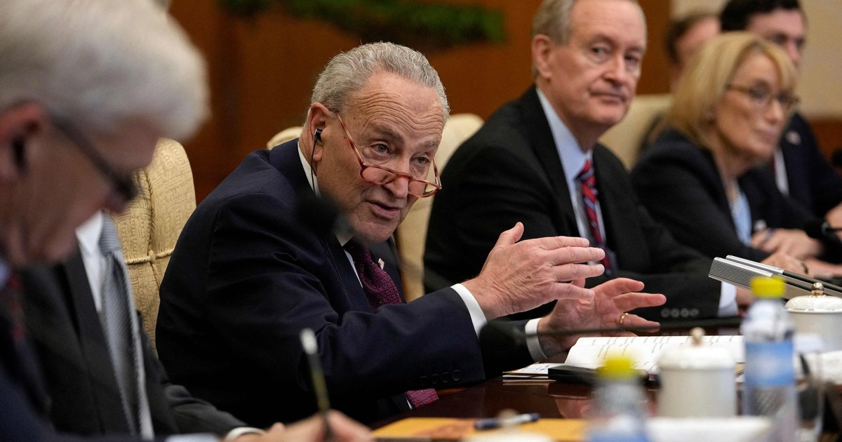 Senate Majority Leader Schumer calls on China to support Israel Senate Majority Leader Schumer calls on China to support Israel