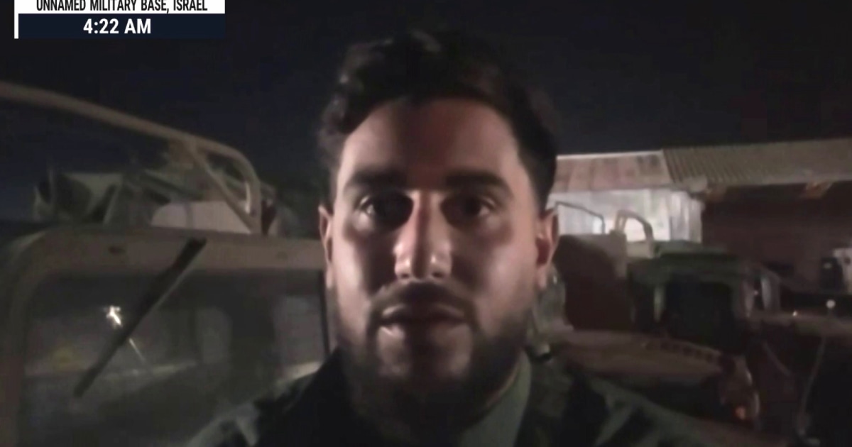 IDF reservist describes preparing for combat in Israel-Hamas war IDF reservist describes preparing for combat in Israel-Hamas war