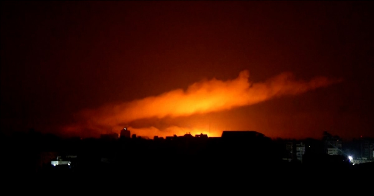 Gaza hit by explosions early Saturday morning