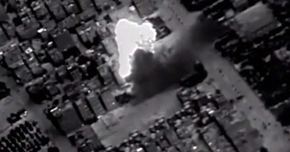 Israeli military video shows 'strikes on Hamas military targets' inside ...