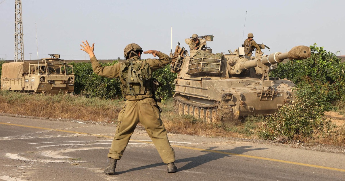 Video shows Israeli military gathering east and north of Gaza Strip