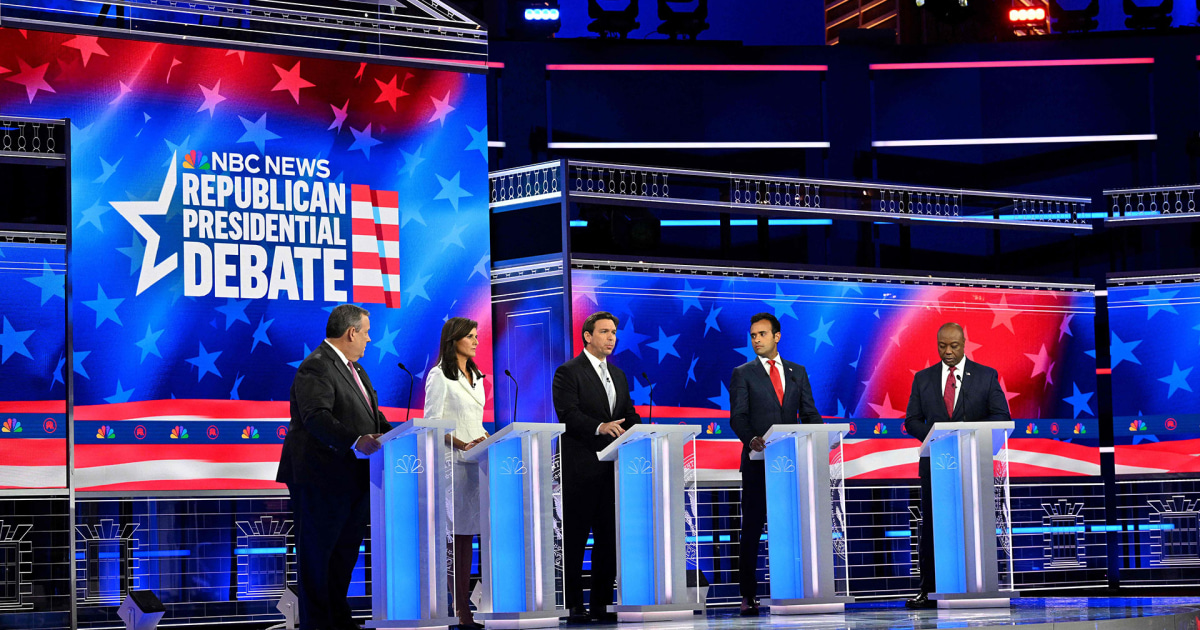 Republican candidates speak about Social Security at presidential debate
