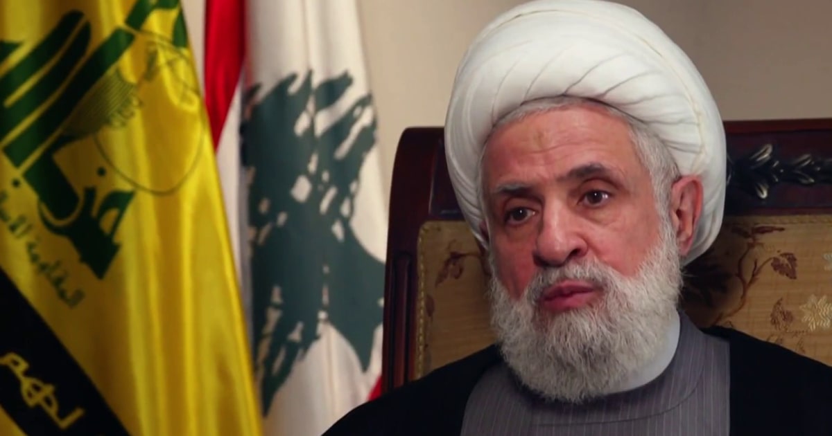 Hezbollah's second in command warns of expanding conflict