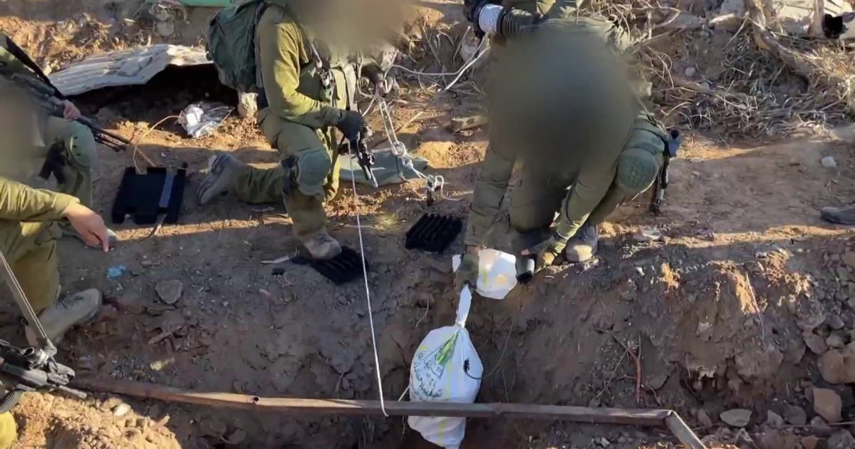 An inside look at Gaza City’s vast network of tunnels