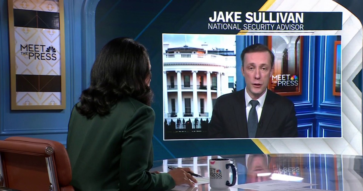 Jake Sullivan doesn’t rule out Biden sending aid to Israel with conditions