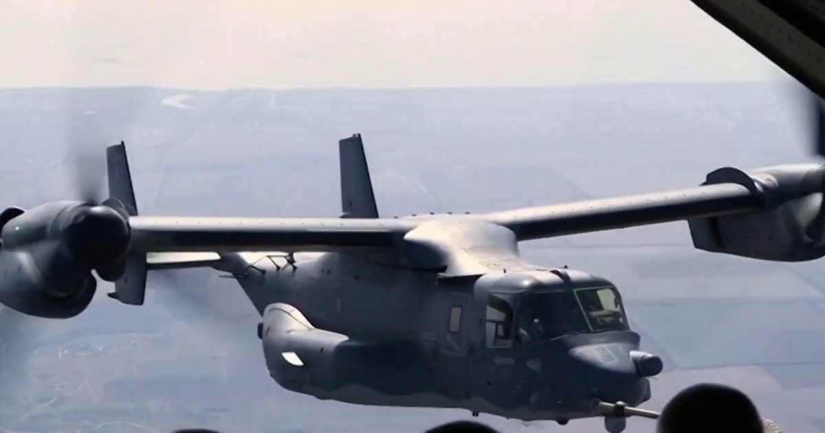 U.S. military Osprey aircraft crashes off Japan